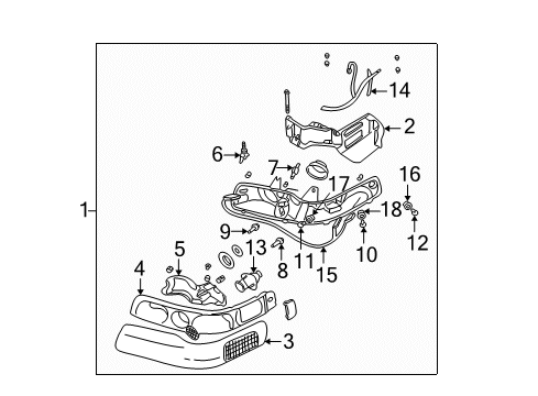 89348-58130 - Genuine Toyota CLIP, ULTRASONIC SENSOR