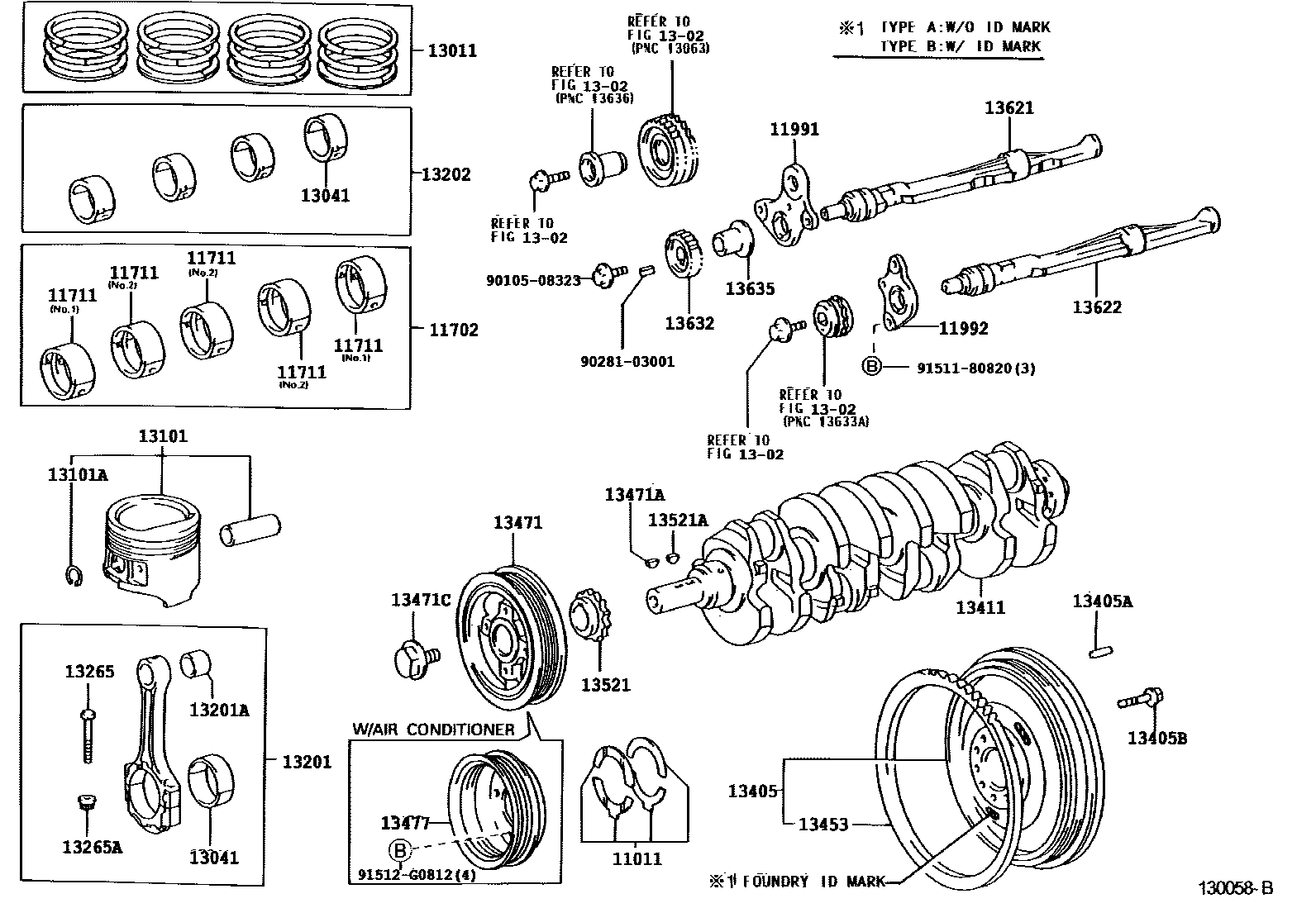 51405-60220 - Genuine Toyota COVER SUB-ASSEMBLY, ENGI