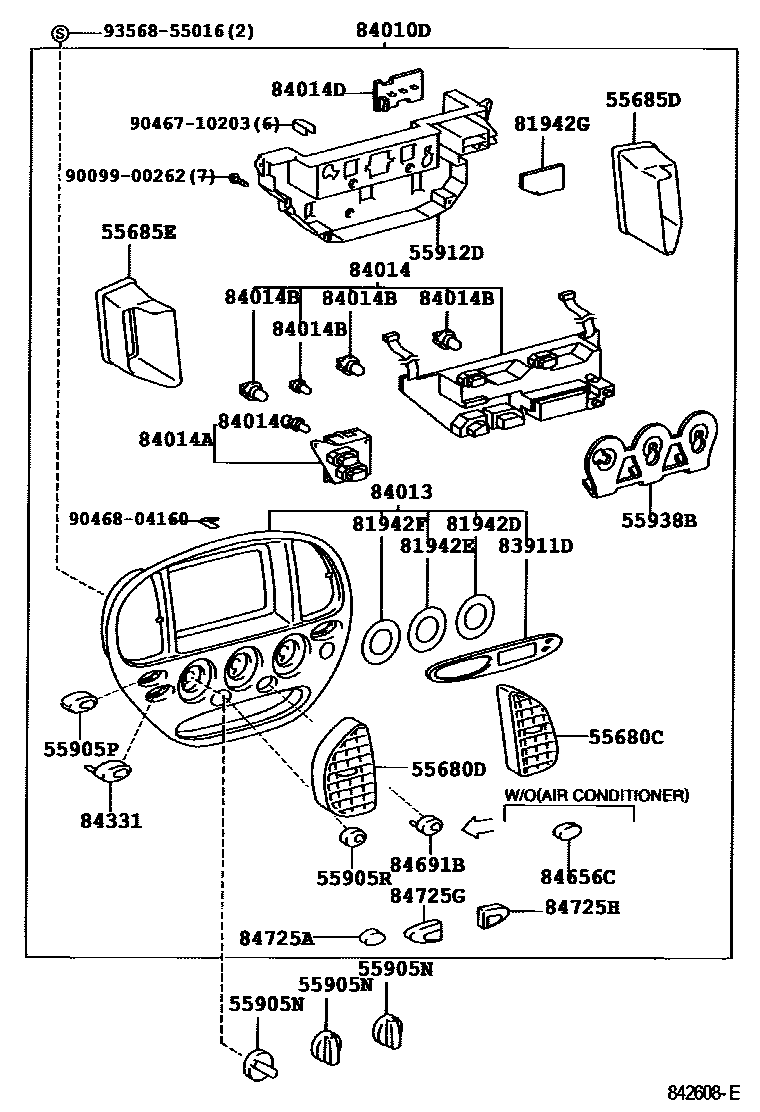 90467-07220 - Genuine Toyota CLIP