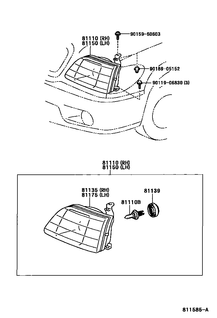 43521-60011 - Genuine Toyota NUT, FRONT WHEEL ADJUST