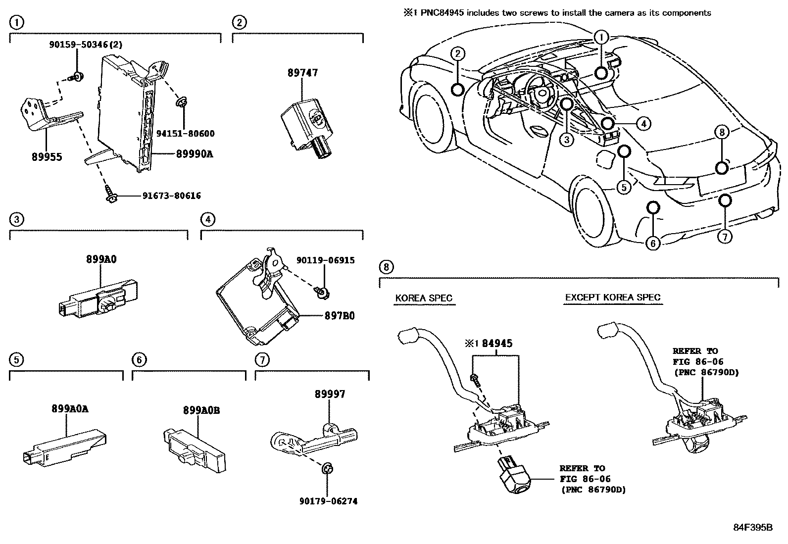 90466-62002 - Genuine Toyota CLAMP