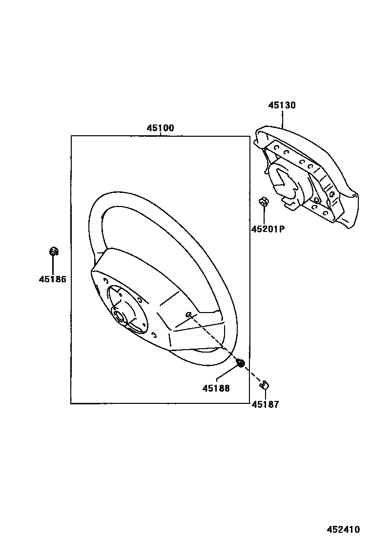 75392-0R010 - Genuine Toyota RETAINER, OUTSIDE MOULDING