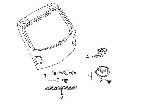 75545-30170 - Genuine Toyota CLIP, WINDSHIELD OUTSIDE MOULDING