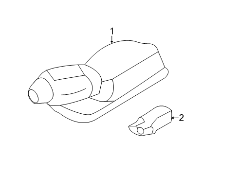 16261-F0010 - Genuine Toyota HOSE, WATER BY-PASS
