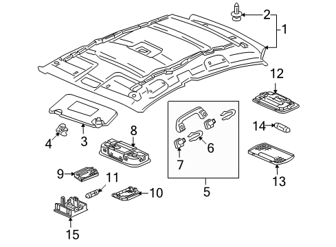 75555-06090 - Genuine Toyota MOULDING, ROOF SIDE