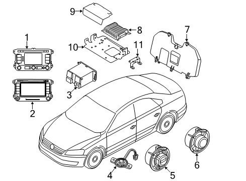 76865-06020 - Genuine Toyota RETAINER, REAR SPOILER