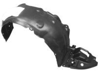 53876-02480 Genuine Toyota Liner, Front Fender, LH