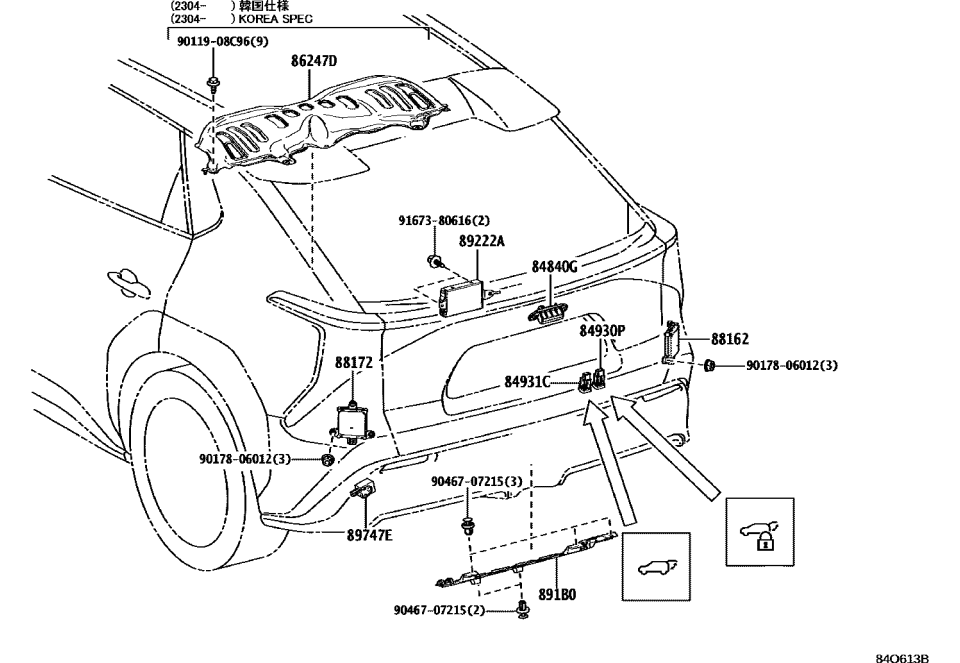 89222-42160 Genuine Toyota COMPUTER, MULTIPLEX