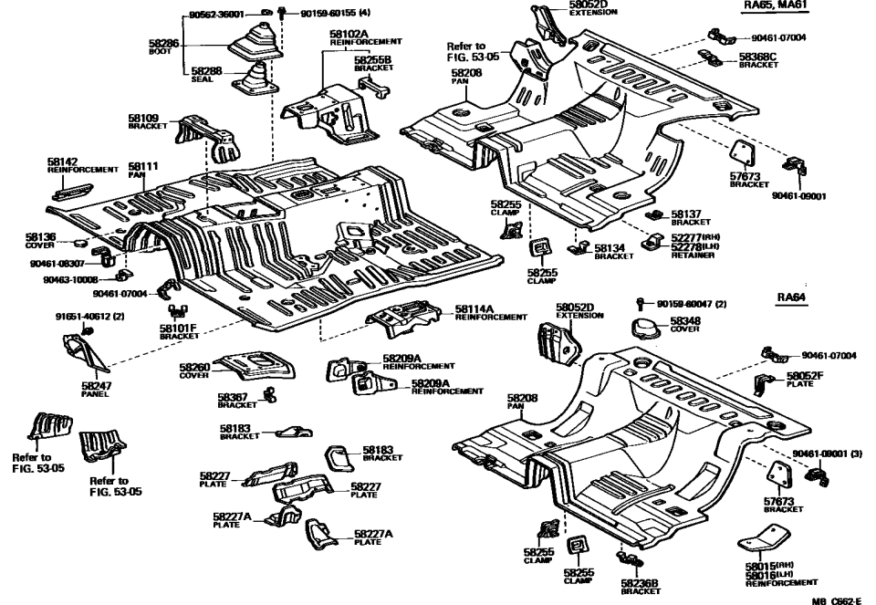 90562-36001 Genuine Toyota Standard Part