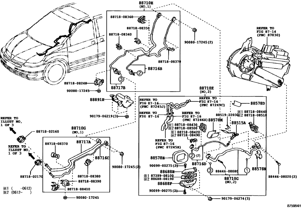 88718-08360 Genuine Toyota Clamp, Piping