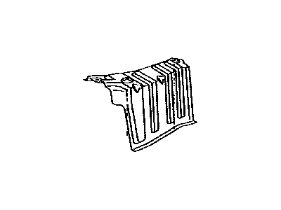 58327-0E011 Genuine Toyota Main Muffler Heat Insulator