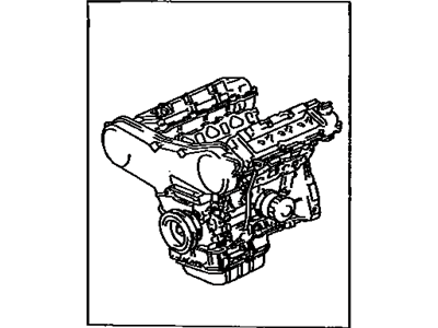 19000-20051 Genuine Toyota Partial Engine Assembly