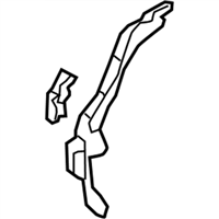 53705-47901 - Genuine Toyota BRACE SUB-ASSEMBLY, FEND