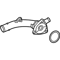 16031-31030 Genuine Toyota Inlet Sub-Assembly, WATE