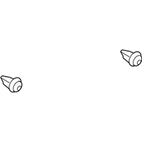 75867-30130 - Genuine Toyota CLIP, ROCKER PANEL MOULDING