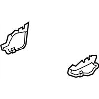 55734-02200 - Genuine Toyota PLATE, WATER GUARD