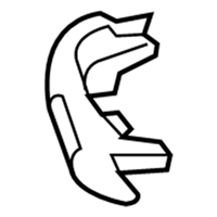 53123-06040 - Genuine Toyota MOULDING, RADIATOR G