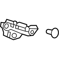 52536-06210 - Genuine Toyota RETAINER, FRONT BUMPER