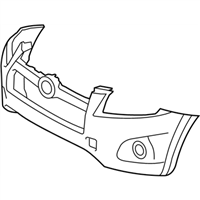 52119-0R903 - Genuine Toyota COVER, FRONT BUMPER