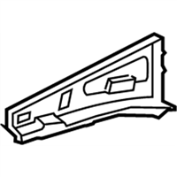 53707-0R010 - Genuine Toyota APRON SUB-ASSEMBLY, FEND