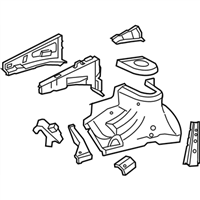53702-0R010 - Genuine Toyota APRON SUB-ASSEMBLY, FRONT F