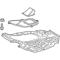 51420-06010 - Genuine Toyota COVER ASSEMBLY, ENGINE U