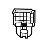 89348-12020 - Genuine Toyota CLIP, ULTRASONIC SENSOR