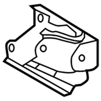 53804-07020 - Genuine Toyota BRACKET SUB-ASSEMBLY, FRONT