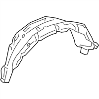 77277-0R030 - Genuine Toyota PROTECTOR, FUEL TANK