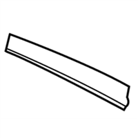 75755-0E030 - Genuine Toyota MOULDING, FRONT DOOR WINDOW FRAME