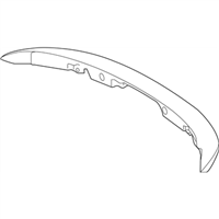 76085-0D903 - Genuine Toyota SPOILER SUB-ASSEMBLY, REAR