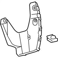 52592-0E060 Genuine Toyota SEAL, REAR BUMPER SIDE