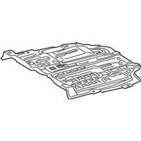51410-F4010 - Genuine Toyota COVER ASSEMBLY, ENGINE U