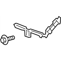 52576-06160 - Genuine Toyota RETAINER, REAR BUMPER