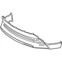 52129-F4031 - Genuine Toyota COVER, FRONT BUMPER, LW