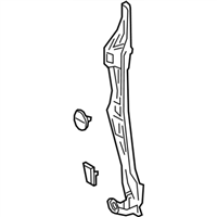 53828-F4010 - Genuine Toyota PROTECTOR, FRONT FENDER