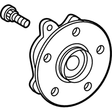 43550-06010 Genuine Toyota Bearing And Hub Assembly