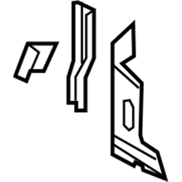 53211-0C902 Genuine Toyota Support, Radiator, RH