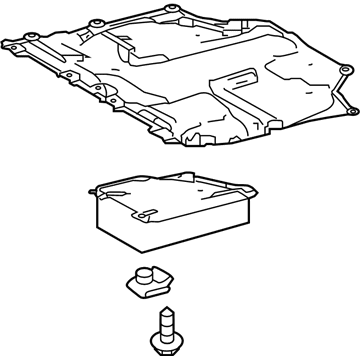 51410-47020 Genuine Toyota Cover Assembly, Engine U