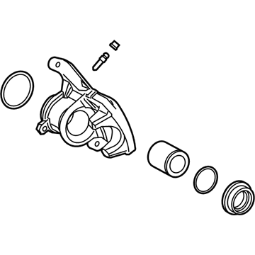 47850-10030 Genuine Toyota Cylinder Assembly, Rear Di