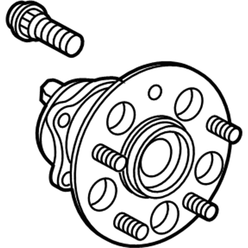 42450-33080 Genuine Toyota Rear Axle Bearing And Hub Assembly