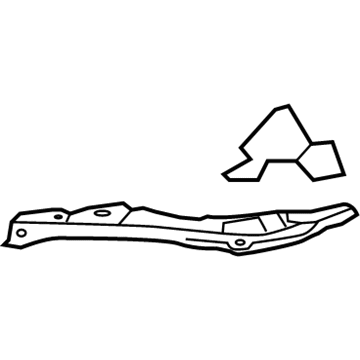 53203-21020 Genuine Toyota Support Sub-Assembly, Ra