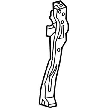 53209-75010 Genuine Toyota Brace Sub-Assembly, Rad