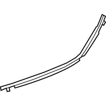 75730-10030 Genuine Toyota MOULDING Assembly, Rear Do