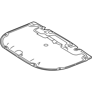 53341-06560 Genuine Toyota Insulator, Hood