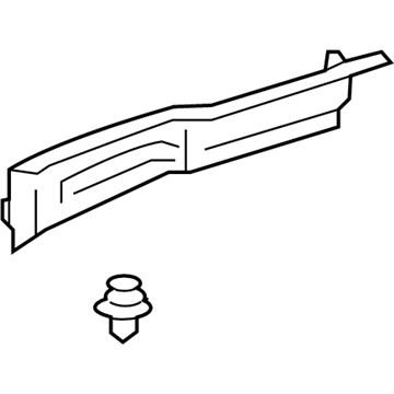 53826-04010 Genuine Toyota Protector, Front Fender