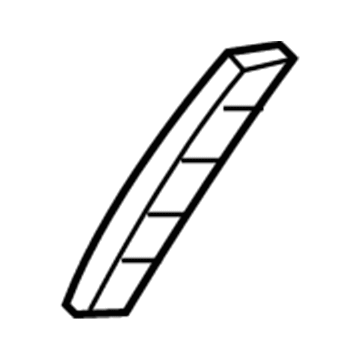 52166-06030 Genuine Toyota Extension, Rear Bumper