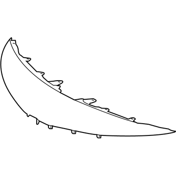 52111-47900 Genuine Toyota Bar, Front Bumper, Center