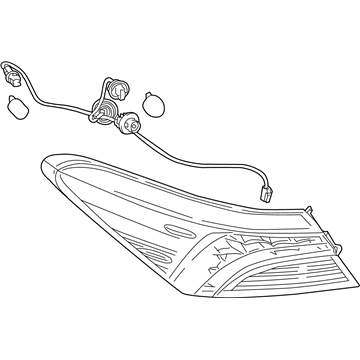 81550-06840 Genuine Toyota Lamp Assembly, Rear Combination