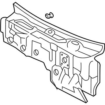 55210-06080 Genuine Toyota Insulator Assy, Dash Panel